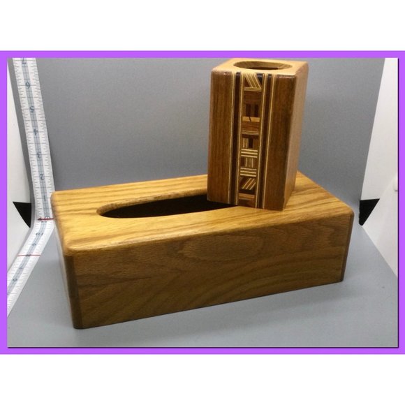 Accents | 2 Pc Wood Desk Set | Poshmark